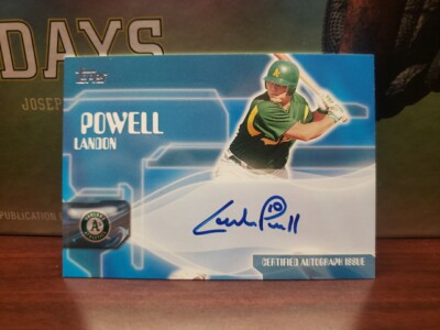 2005 Topps Baseball Landon Powell RC Rookie AUTO #TA-LP Oakland A's | eBay