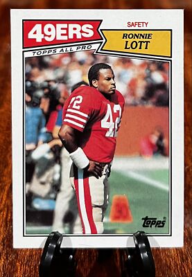 1987 Vintage Topps 49ers #123 Ronnie Lott | eBay