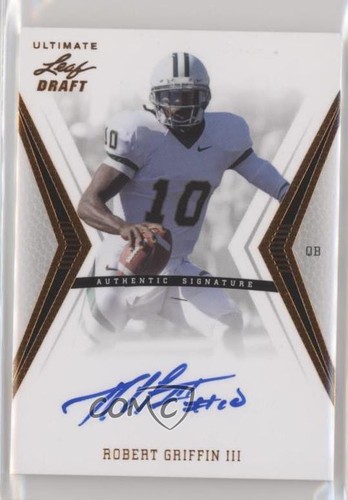 2012 Ultimate Leaf Draft Robert Griffin III #RG3 Rookie Auto RC | eBay