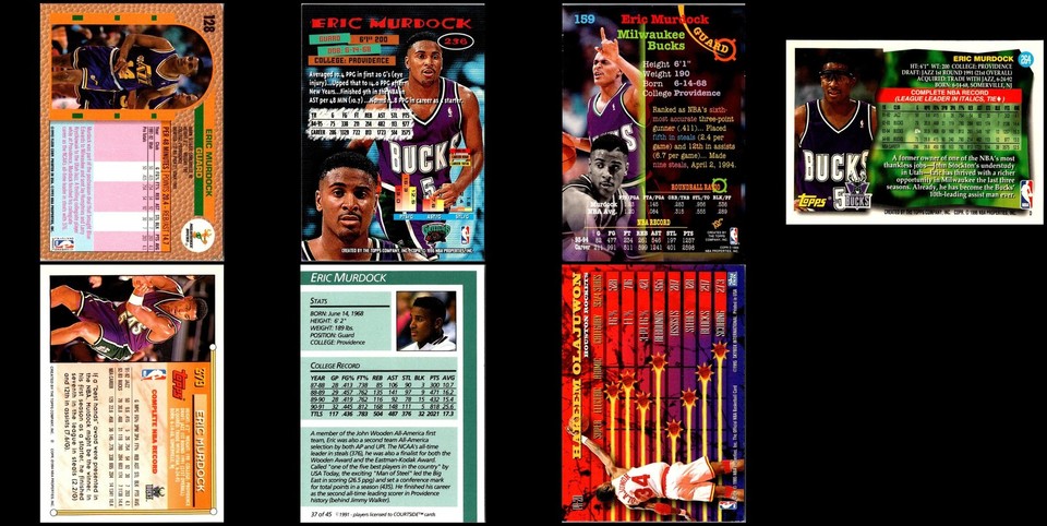 Eric Murdock (67) Card Lot - Running Low – Final Chance to Order Today ...