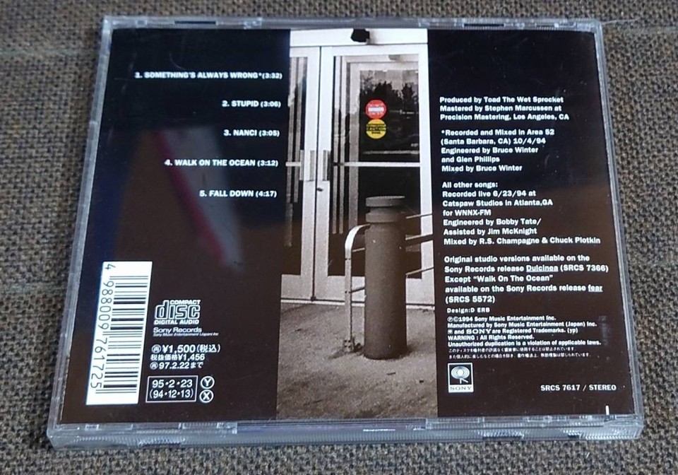 TOAD THE WET SPROCKET ACOUSTIC DANCE PARTY Domestic Edition Toad the ...