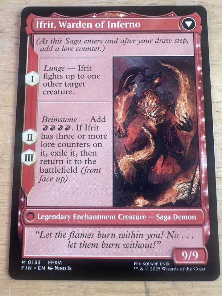 MTG Clive, Ifrit's Dominant x1 NM from Final Fantasy | eBay