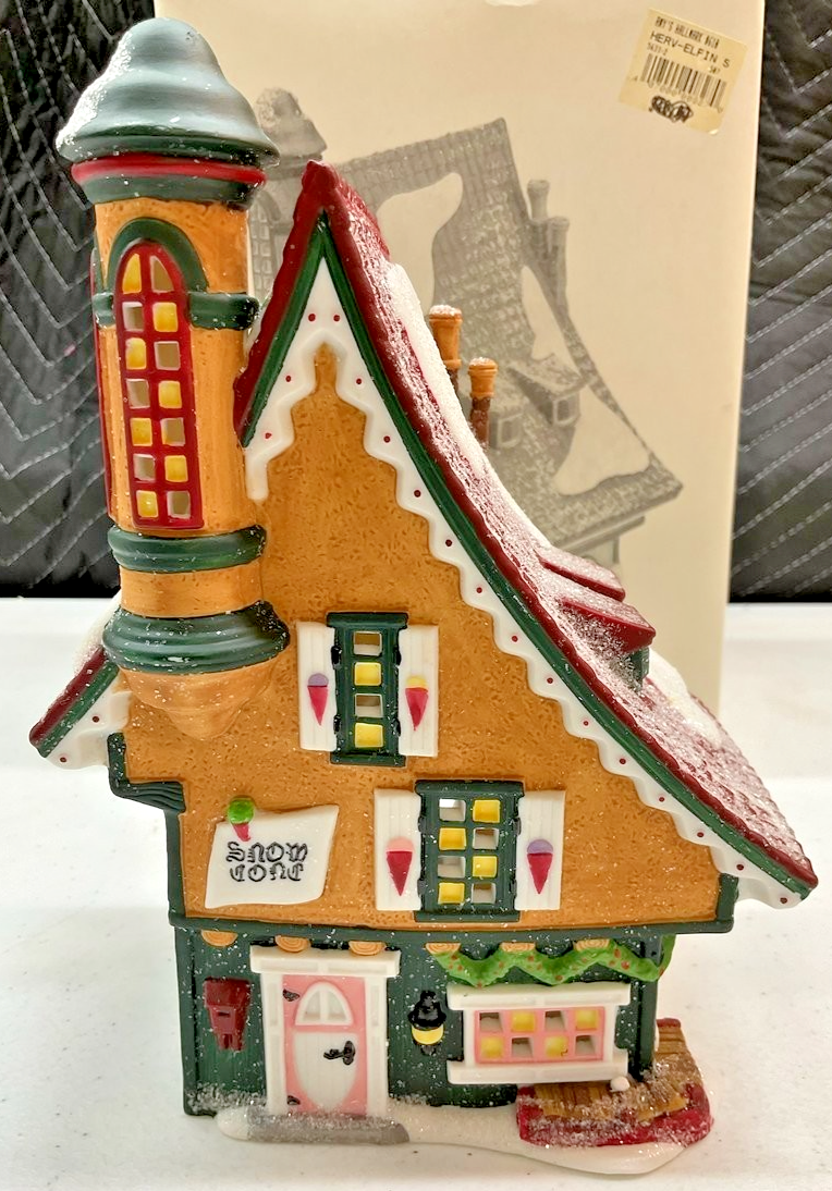 Dept 56 Elfin Snow Cone Works 5633-2 North Pole Series Box & Light ...