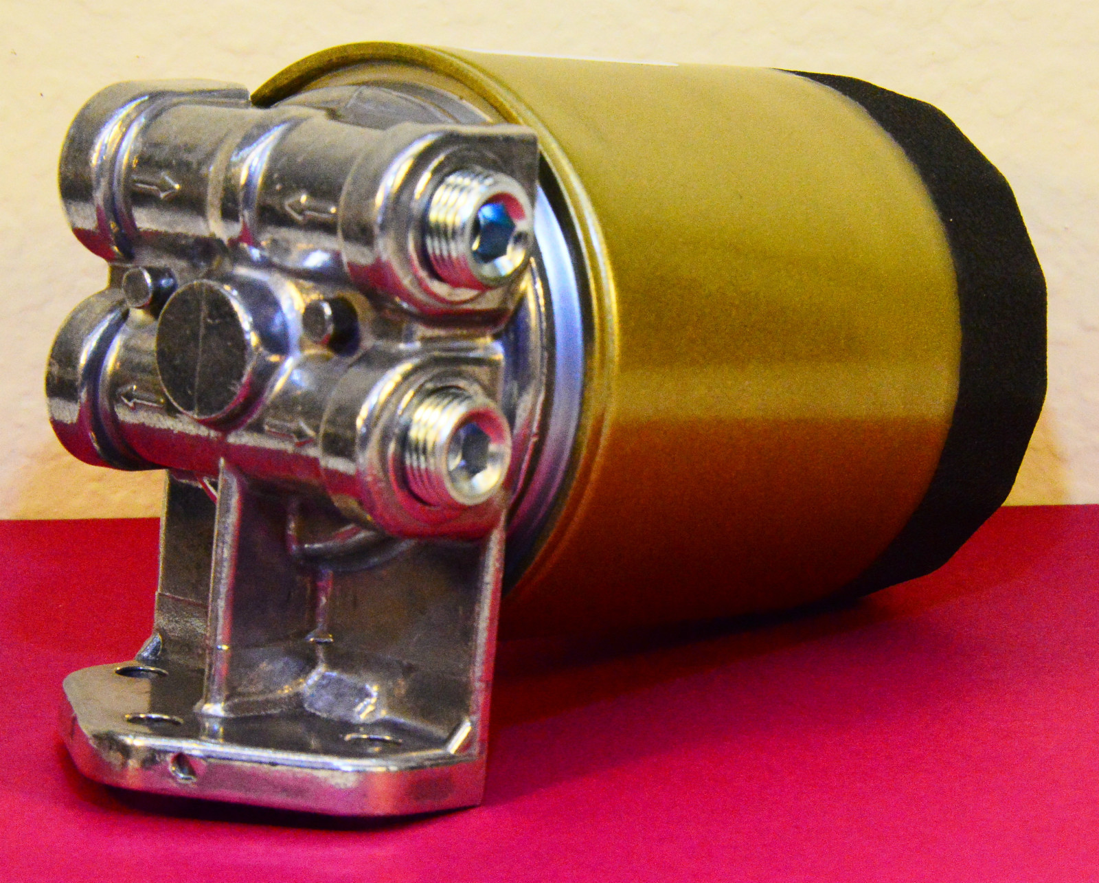 4-Port Compact Remote Engine TURBO Oil Filter Mount NO Filter XG8A 3/8 ...