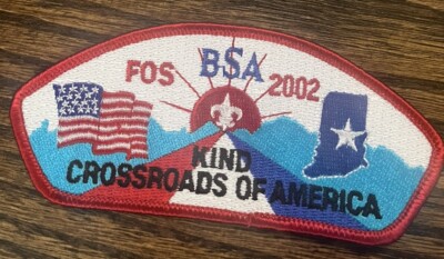 2002 CROSSROADS OF AMERICA COUNCIL STRIP FOS FRIENDS OF SCOUTING BOY ...