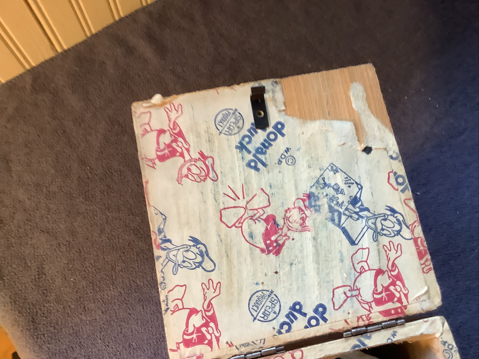 Vtg Walt Disney 1940’s Donald Duck Jack In The Box Spear Complete ...