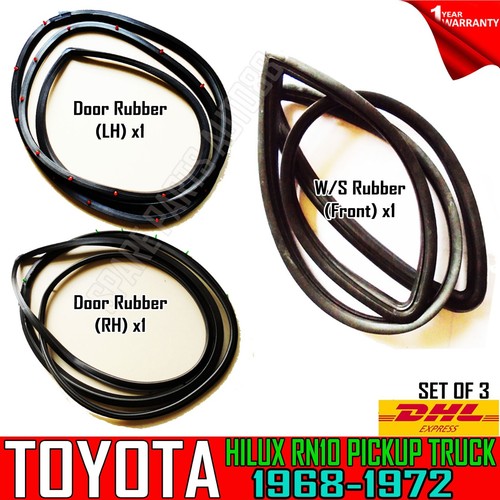 For 68-72 Toyota Hilux RN10 2D Pickup Door Seal Rubber Windshield ...