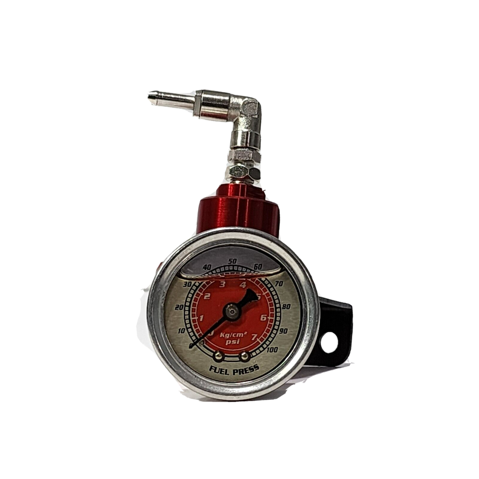 ADJUSTABLE RD FUEL PRESSURE REGULATOR 1 TO 1 RATIO RISER & GAUGE FOR ...