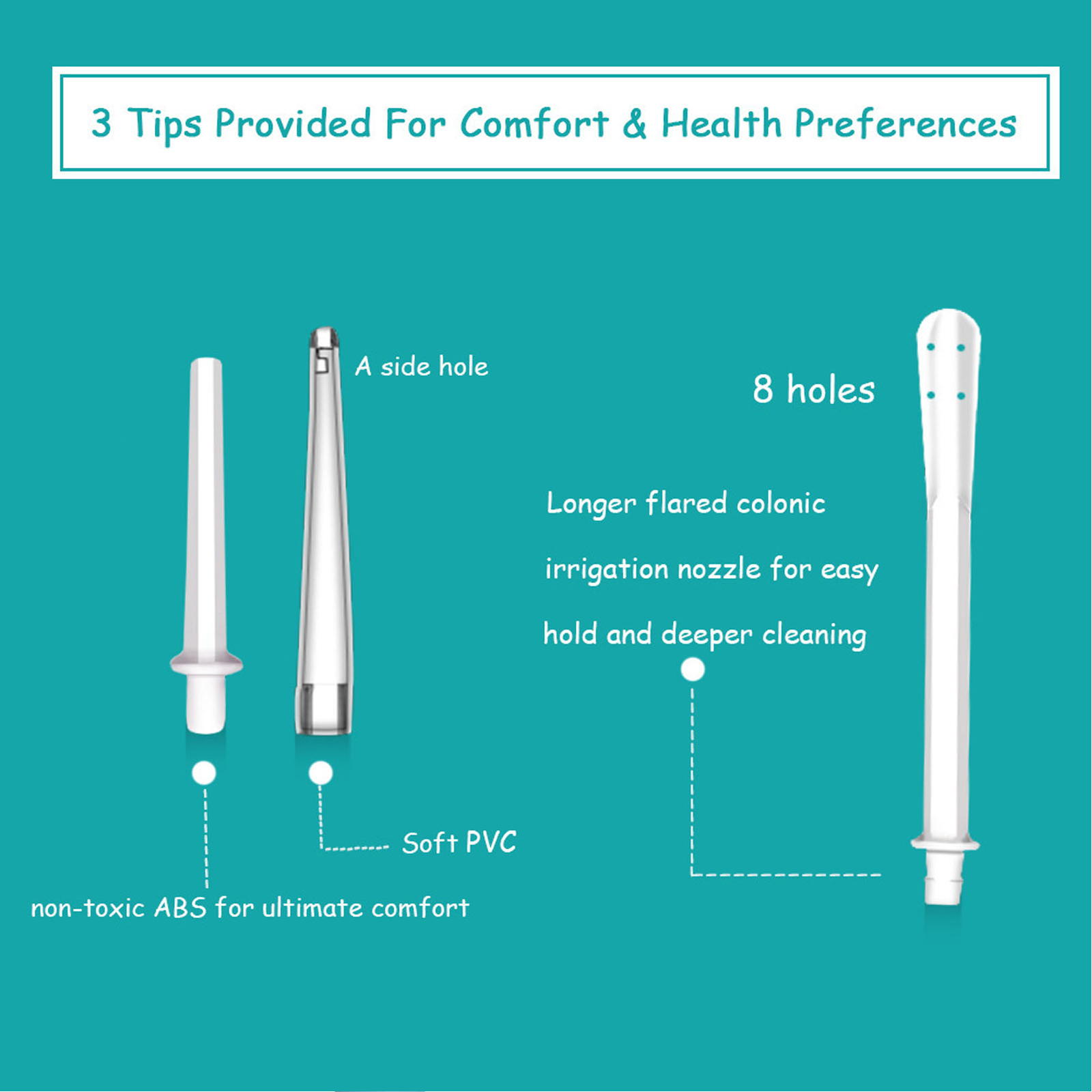 Soft Silicone Enema Colon Tube Tip Kit 1.5m Silicone Enema Pipe Soft ...