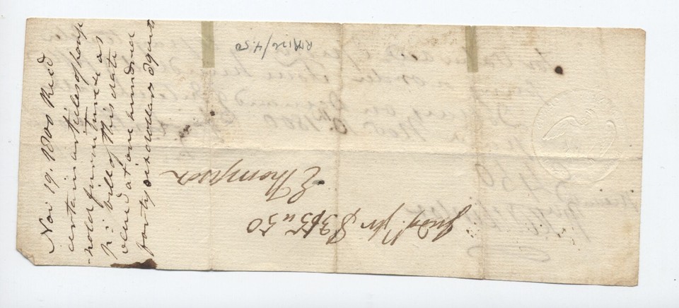 1800 New Hampshire promissory note 25ct embossed revenue RM126 [6709. ...