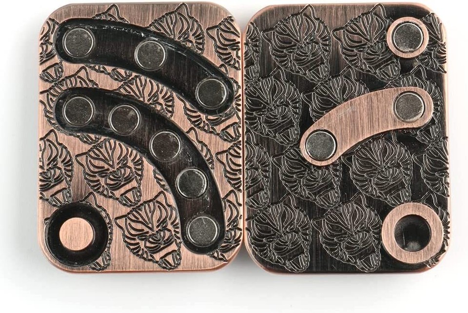 40 Styles Fidget Slider EDC Magnetic Push Slider Angst Stress Relief ...