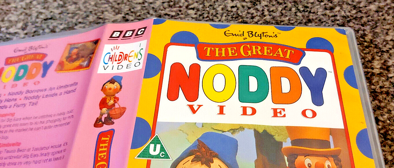 THE GREAT NODDY VIDEO BIG EARS BBC VIDEO ENID BLYTON PAL VHS VIDEO KIDS ...