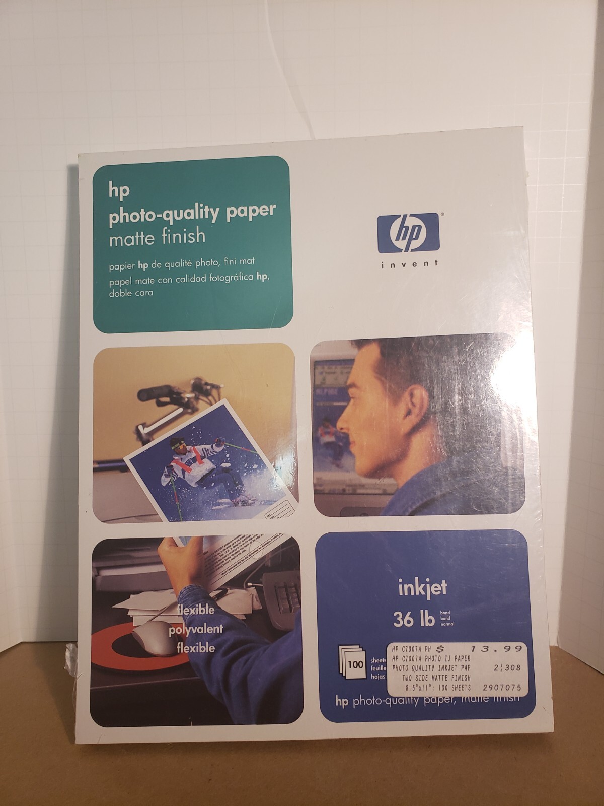 HP Invent Matte Inkjet Photo Paper, 8.5" x 11", 100/Pack C7007A New ...