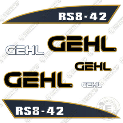 Fits GEHL RS8-42 Decal Kit Telescopic Forklift (RS8 42) Replacement ...