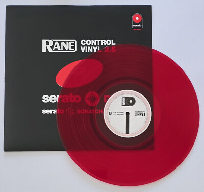 RANE Serato Scratch LIVE 2.5 Control 12" RED Vinyl Record **FACTORY ...