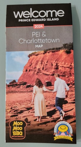 PEI & Charlottetown Foldable Urban Walking & Driving Map PEI, Canada ...