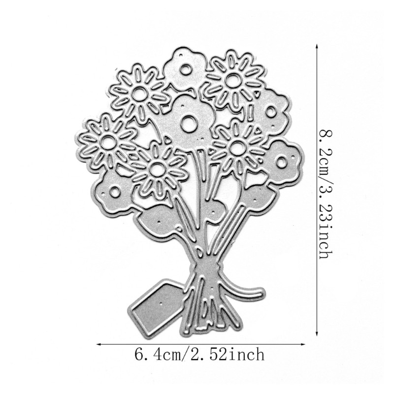 Metal Die Cuts Flower Label for Card Making Scrapbooking Paper DIY ...