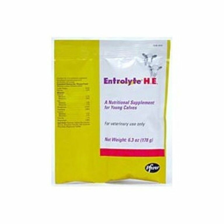 ENTROLYTE H E Nutritional Supplement Calves Electrolytes Energy Fluid ...