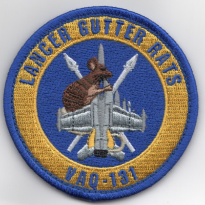3" NAVY VAQ-131 GUTTER RAT BULLET EMBROIDERED PATCH | eBay