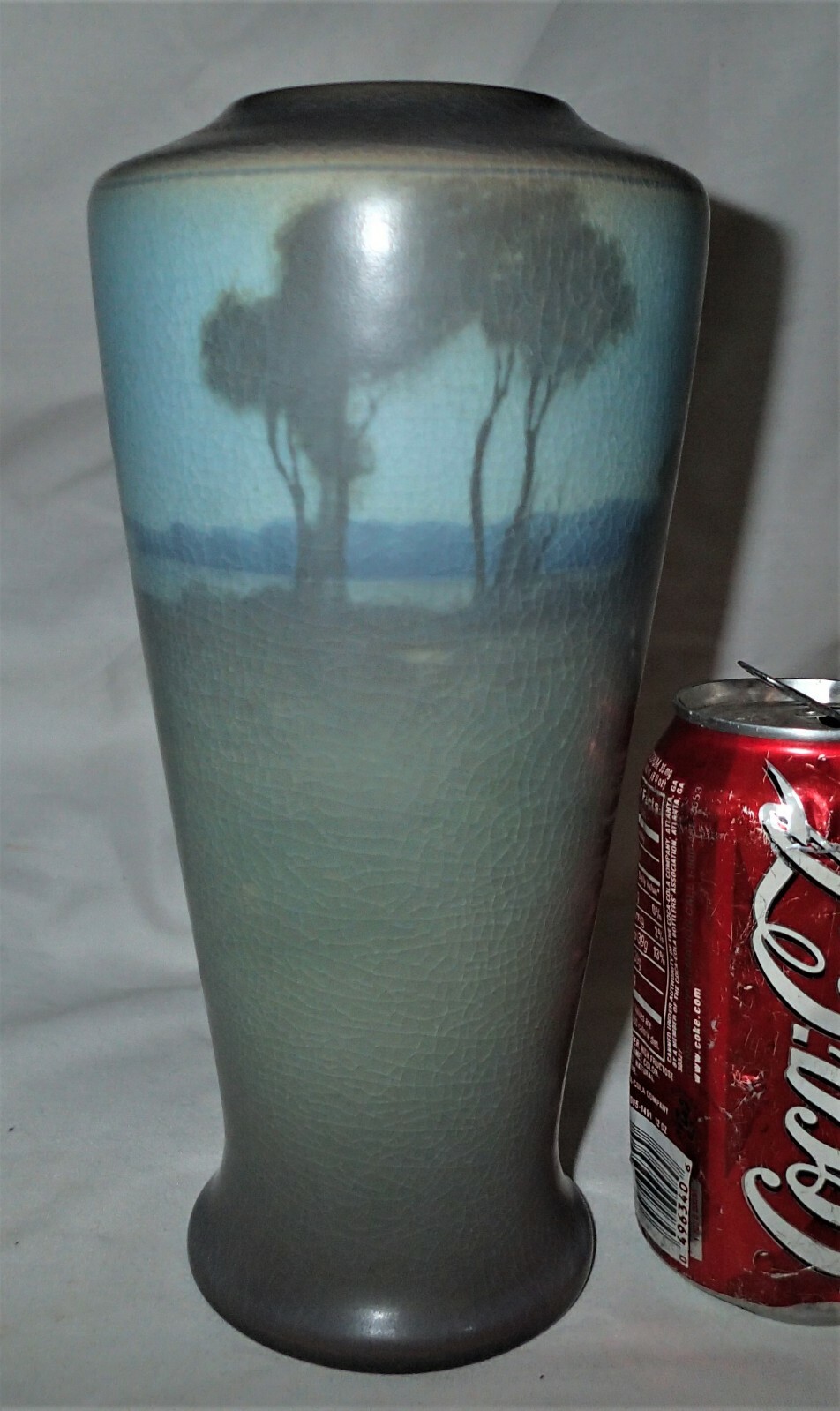 ANTIQUE 1916 SIGN VELLUM ROOKWOOD LEONORE ASHBURY ART POTTERY TREE ...