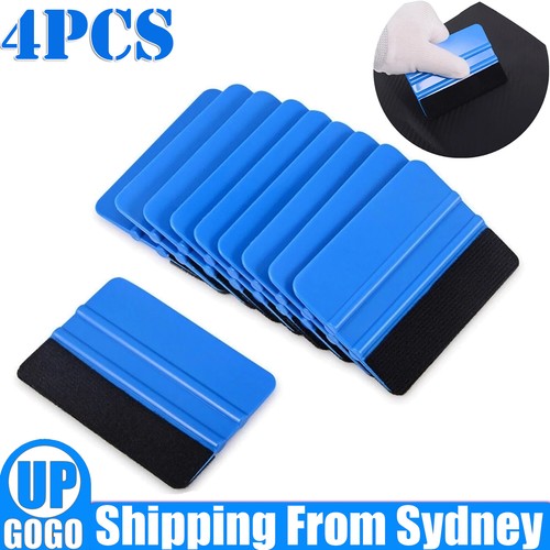 4X Vinyl Applicator Decal Wrap Scraper Car Squeegee Soft Felt Edge ...