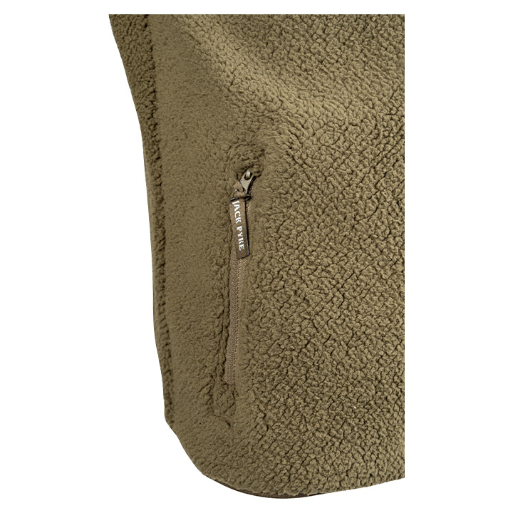 Jack Pyke Shires Fleece Jacket Green Deep Pile Men's Hunting NEW MODEL ...