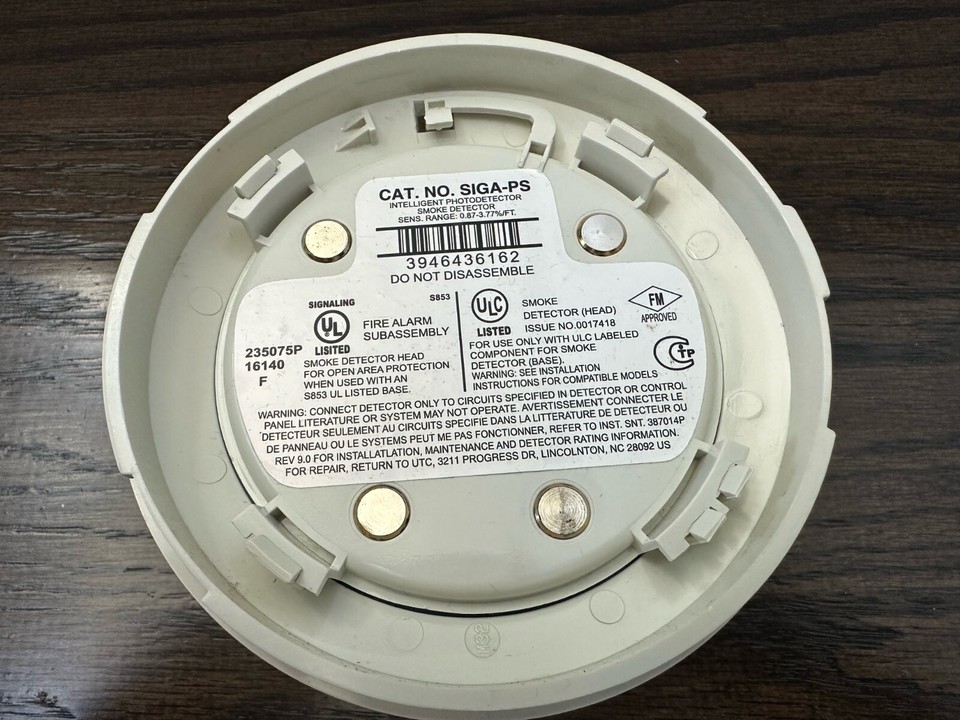 NEW EDWARDS EST SIGA-PS SIGA PS Photoelectric Smoke Detector FREE ...
