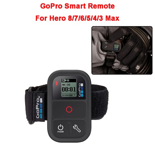 Original Genuine GoPro Smart Remote Control For Hero 8 7 6 5 4 3 Max ...