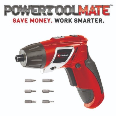 Einhell Cordless Screwdriver Tool TC-SD 3.6 Li Pivot Joint LED Torch ...