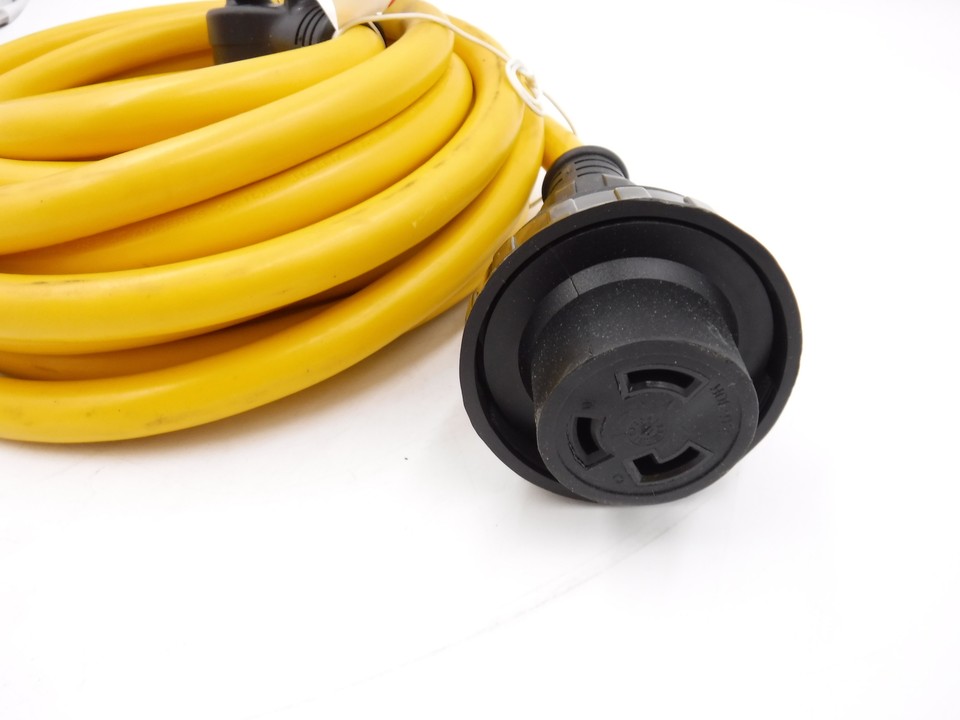 INTERTEK 3126867 24 FT RV MARINE SHORE POWER SUPPLY CORD CABLE HOOKUP ...