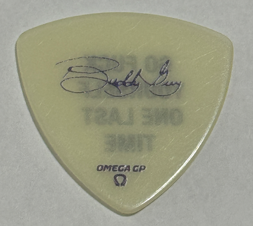 BUDDY GUY Signature Guitar Pick Concert Tour Stage Plectrum GFY One ...