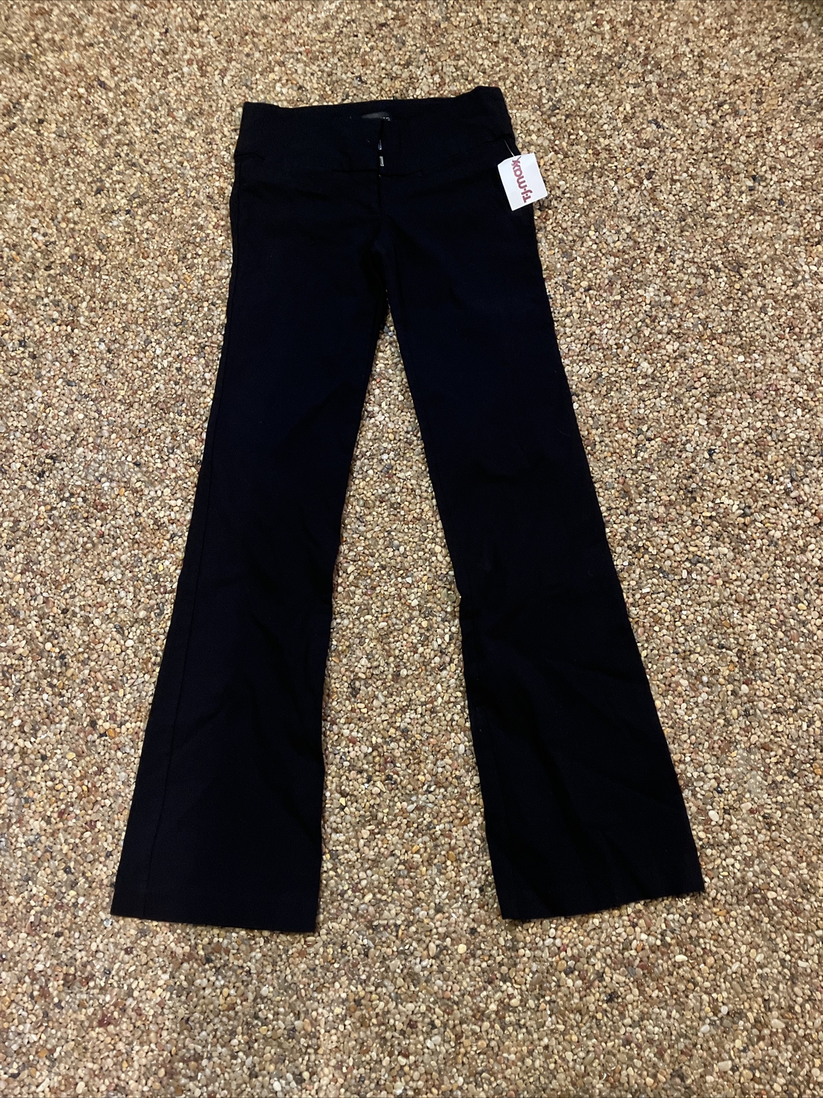 Zinc Women Black Dress Pants Size 1 Stretch Rayon Spandex New With Tags ...