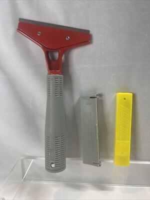 4 Inch Scraper With 10 Extra Blades Paint Tool Floor Razor Glass For ...
