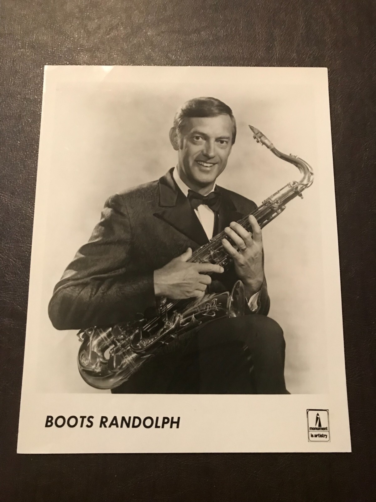 VINTAGE ORIGINAL 8X10 PUBLICITY PHOTO STILL BOOTS RANDOLPH | eBay