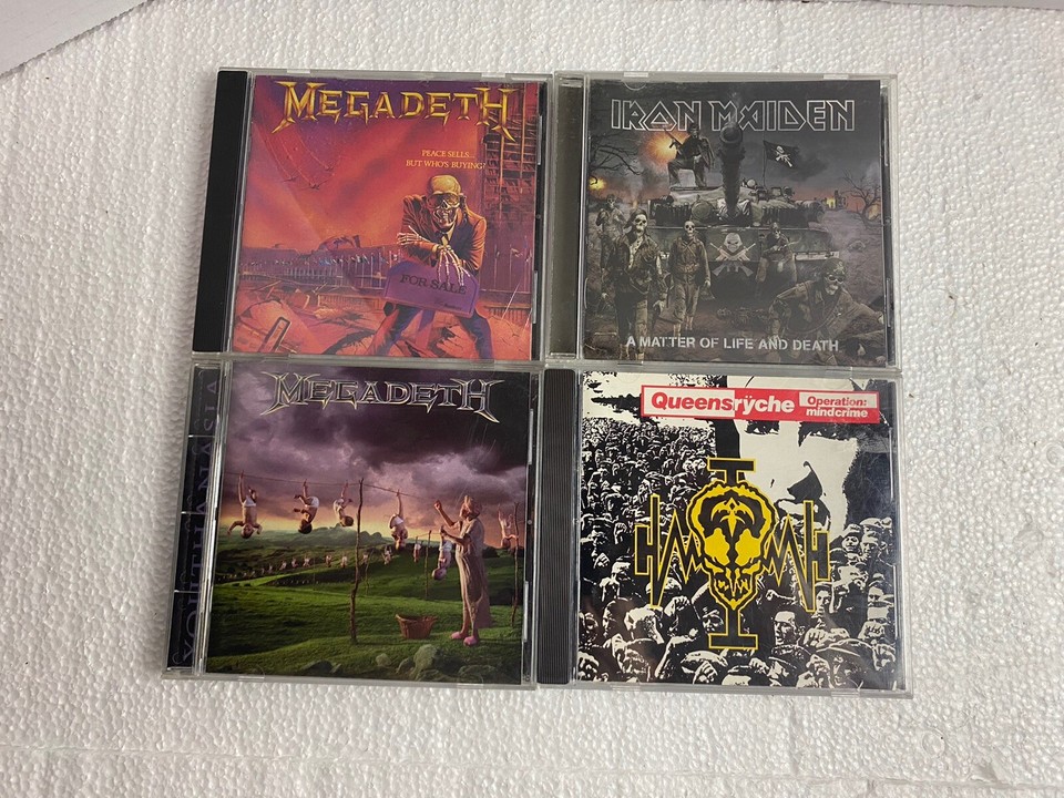 Lot Of 20 Metal Hard Rock CD Mix Ozzy Megadeath Judas Priest Iron ...