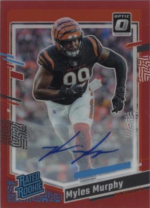 2023 Panini Donruss Optic - Rated Rookie Myles Murphy #222 Red Prizm ...
