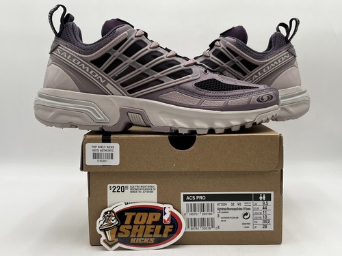 New Salomon ACS Pro Nightshade 2023 Size 10 Rare Authentic Purple ...