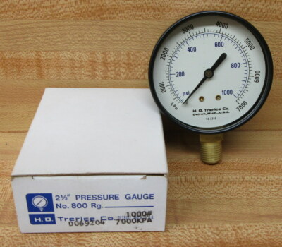 H.O. Trerice Co D069204 Pressure Gauge | eBay