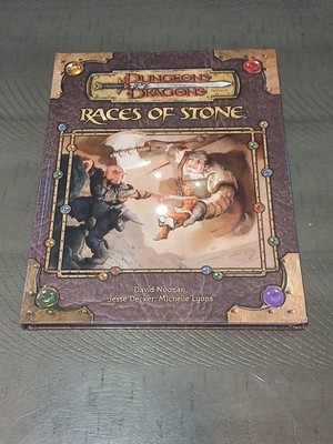 RACES OF STONE D&D Dungeons & Dragons Fantasy Roleplaying Supplement | eBay