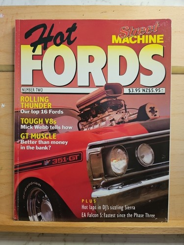 Street Machine Magazine 1988 Hot Fords #2 Hot Rod Custom Car Retro ...