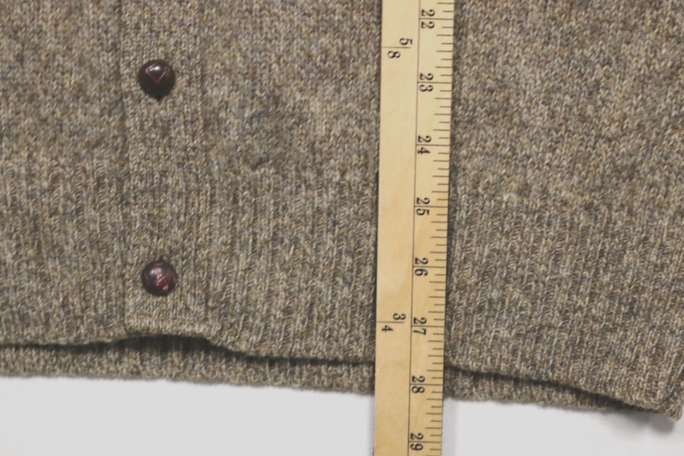 Vintage Pendleton 100% Shetland Wool Sweater Vest L Knit Tan Heather V ...