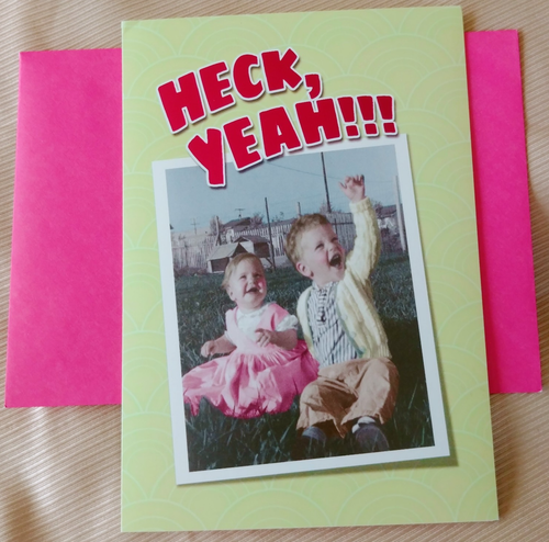 "Heck Yeah !", (1) Leanin Tree Mothers' Day Greeting Card, New With (1 ...