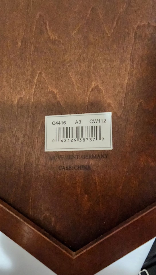 Bulova C4416 Regulator Wall Clock Westminister & Ave Maria Chime ...