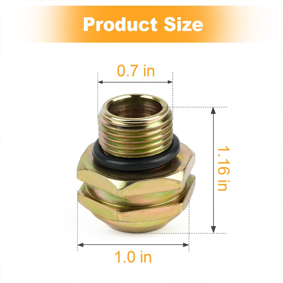 Transmission Oil Cooler Line Quick Disconnect Fitting For 2005-2007 ...