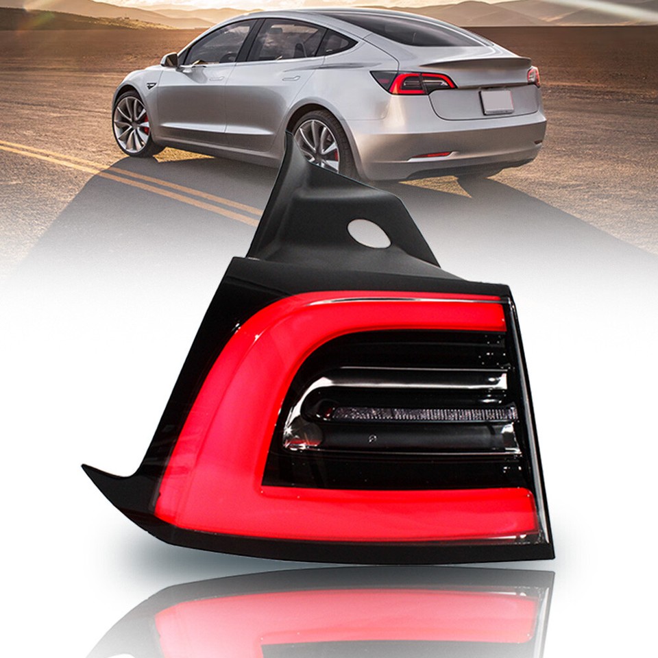 For Tesla Model 3 Y 2017-2023 LED Tail Lamp Outer Rear Left Driver LH ...