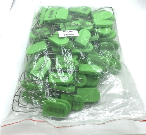 Plastic Wire Padlocks Security Seals Antitamper Lock Numbered Green 100 ...