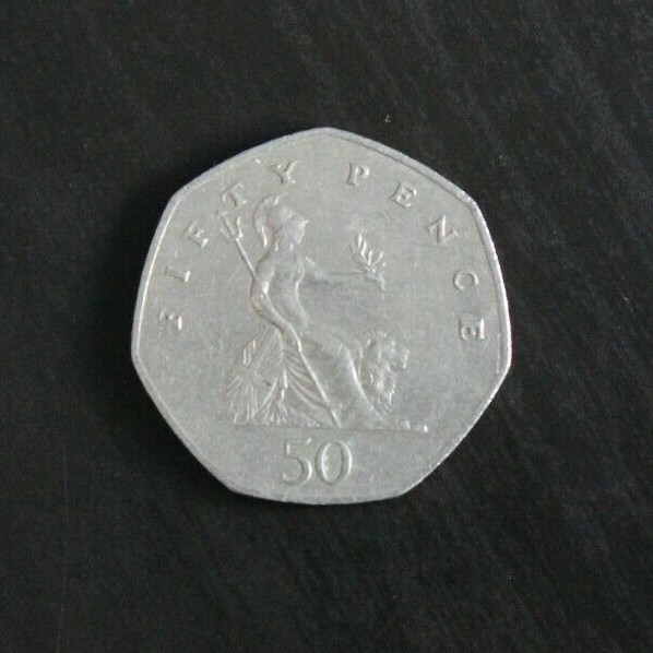 Large Old Style Britannia 50p Fifty New Pence Coin Hunt - Choose Your ...