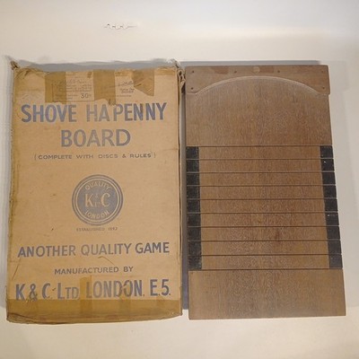 Vintage Shove Ha Penny Board K & C London With Original Box | eBay UK