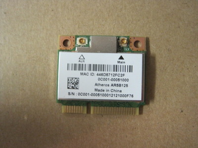 Asus F55V Series Wireless WiFi Card Atheros AR5B125 | eBay
