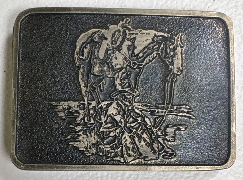 VTG First Oklahoma Bank And Loan Brass Belt Buckle, 1982 | eBay